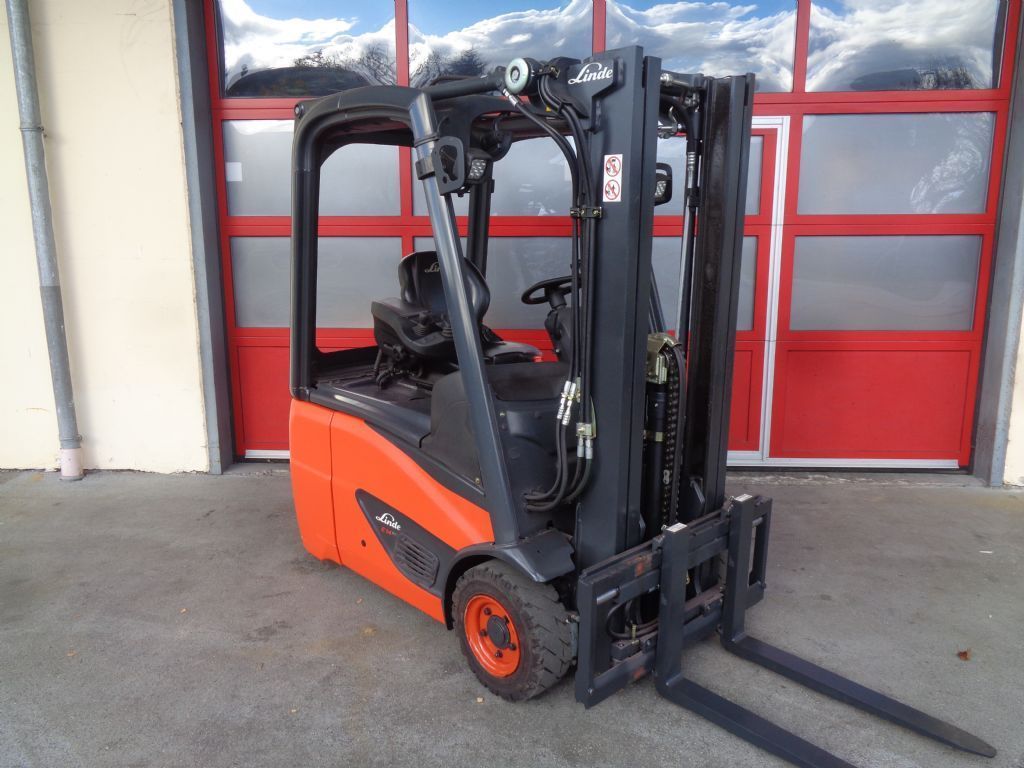 Электрический погрузчик LINDE E14-02 трехопорный купить в Украине | КТС