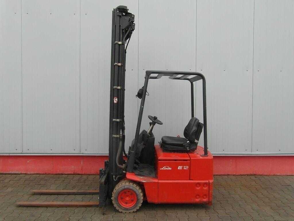 Електричний навантажувач LINDE E12Z-02 трьохопорний купити в Україні | КТС